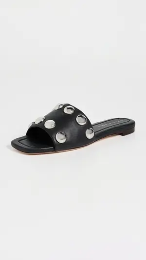 LOEFFLER RANDALL Hayes Studded Flat Sandals