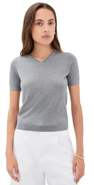Renggli Silk Cashmere Blend Knit Tee