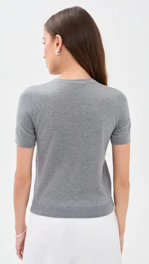 Renggli Silk Cashmere Blend Knit Tee