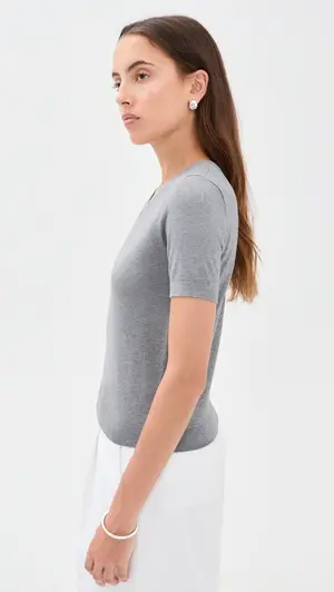 Renggli Silk Cashmere Blend Knit Tee