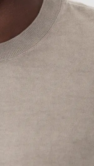 Rag & Bone Washed Supima Crew Sweater