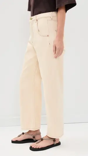 Roucha Dolven Paneled Denim Jeans