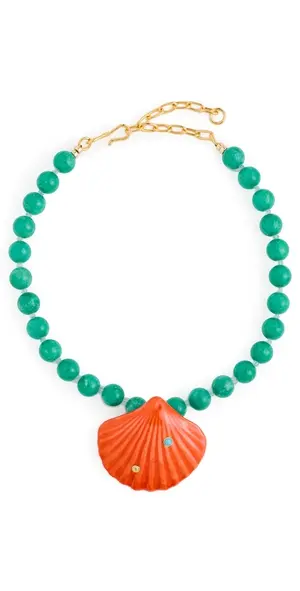 LIZZIE FORTUNATO Corfu Shell Necklace