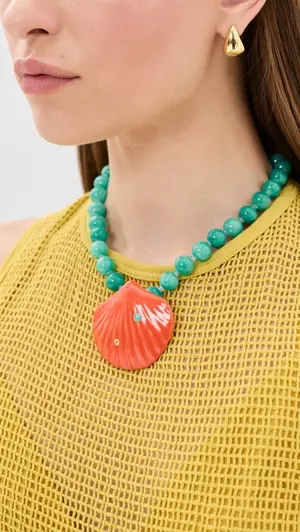 LIZZIE FORTUNATO Corfu Shell Necklace