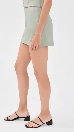 Good American The Linen Skort