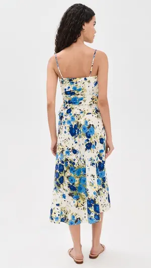A.L.C. Peyton Floral Print Cotton Dress