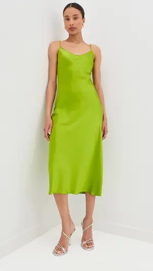 Sablyn Taylor V Neck Silk Dress
