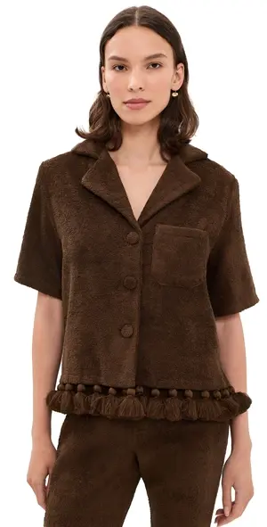 Cap D'antibes Antonia Terry Cloth Shirt
