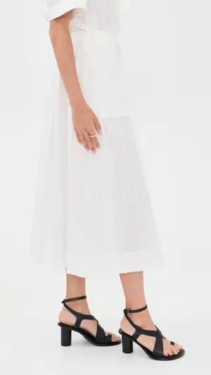 HOUSE OF DAGMAR Cotton Maxi Skirt