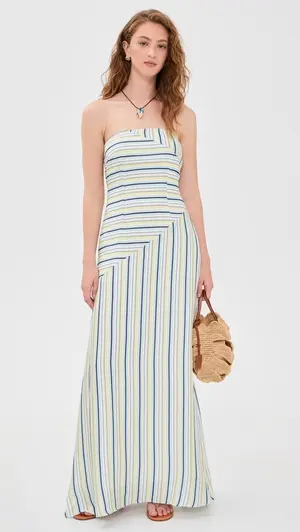 SEVEN WONDERS Calissa Strapless Maxi Dress