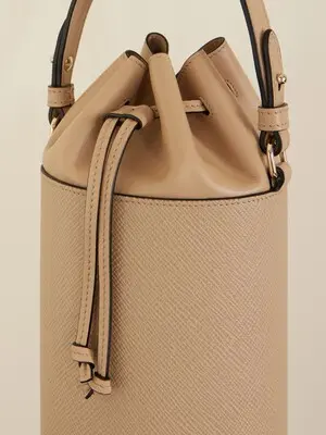 Smythson Grained Textured-leather Wine Tote