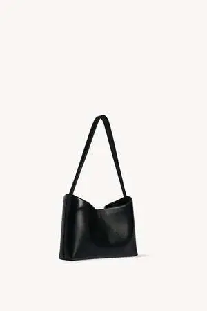 THE ROW Alma Baguette Bag - Black