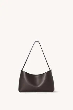 THE ROW The Row Alma Baguette Bag Dark Brown