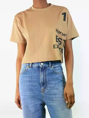 Burberry Horseferry Cropped T-shirt