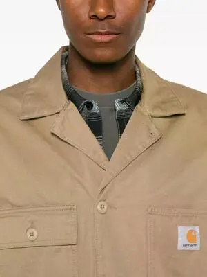 Carhartt Work In Progress Logo-patch Button-up Jacket