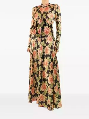 Rabanne Floral Print Maxi Dress