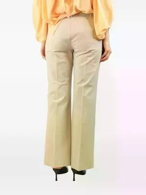 Max Mara Beige Tailored Straight-leg Trousers