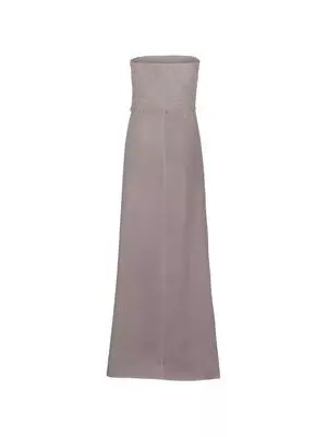 Ermanno Scervino Strapless Lace Panel Dress