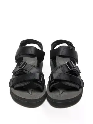 Suicoke Kisee Strappy Buckle Fastening Sandals - Black
