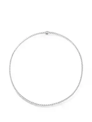 JEWELS AFICIONADO Riviera Diamond Necklace - Silver
