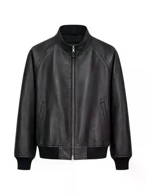 HERILL Lamb Leather High-neck Jacket