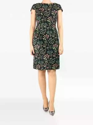 Erdem Marion Floral-jacquard Mini Dress