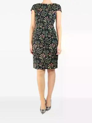 Erdem Marion Floral-jacquard Mini Dress