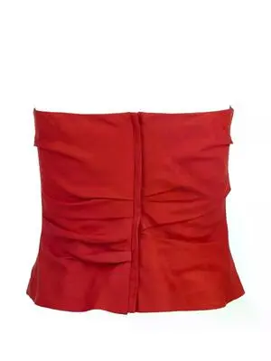 Marella Strapless Ruched Top