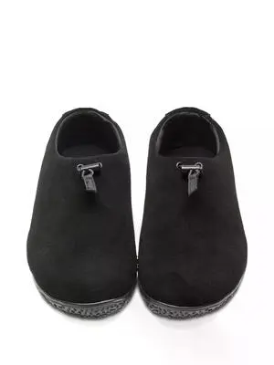 Suicoke Leather Slip-on Sneakers