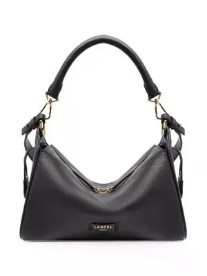 LANCEL Louison Grained Leather Shoulder Bag - Black