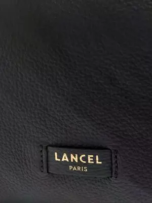 LANCEL Louison Grained Leather Shoulder Bag - Black
