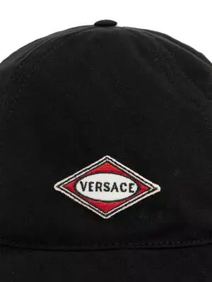 Versace Logo Patch Baseball Cap