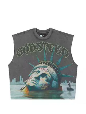 GODSPEED Sunken Liberty Sleeveless T-shirt - Grey