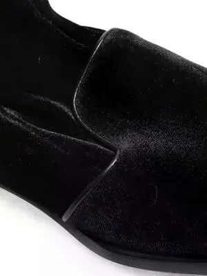 Giorgio Armani Velvet Ankle Boots