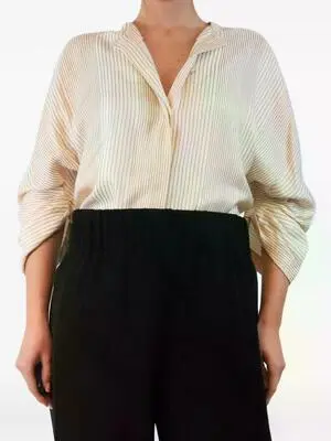 EMILIA WICKSTEAD Striped Puffed-sleeve Shirt