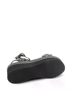 Clergerie Bejewelled Platform Sandals