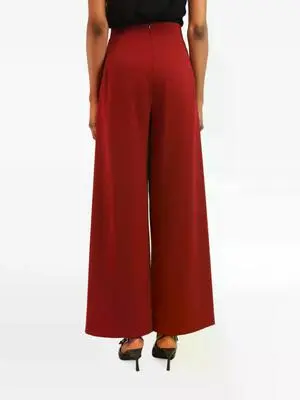 SERGIO HUDSON Darted Waist Wide Leg Trousers