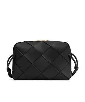 Bottega Veneta Small Cassette Camera Bag - Black