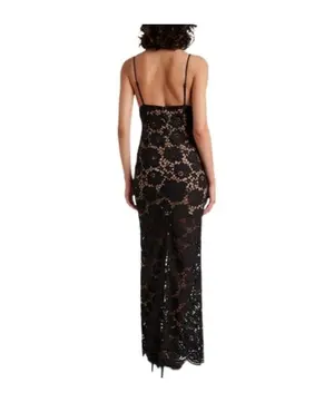 SELF-PORTRAIT Floral Lace Maxi Dress