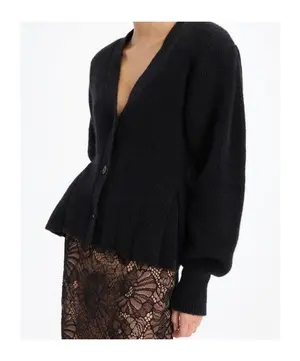 ROTATE BY BIRGER CHRISTENSEN Peplum-hem Cardigan