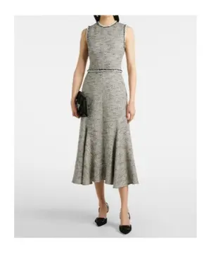 SAFIYAA LONDON Andrea Tweed Midi Dress