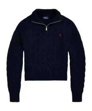 Polo Ralph Lauren Half-zip Cable-knit Jumper