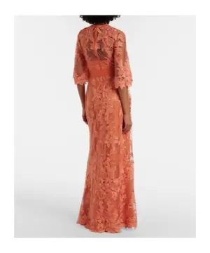 Elie Saab Embroidered Lace And Tulle Gown
