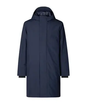 SAVE THE DUCK Barry Hooded Coat - Black