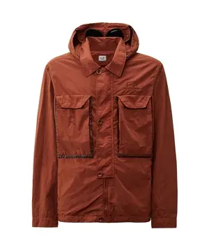 C.P. COMPANY Flatt Goggle Overshirt - Sable-brown