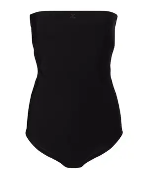 COURREGES Sleeveless Bodysuit - Black