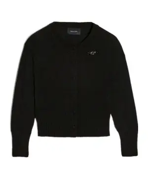 Simone Rocha Long-sleeved Knitted Cardigan