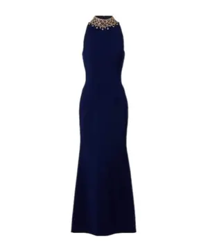 Jenny Packham Pechora Crystal-embellished Gown - Black