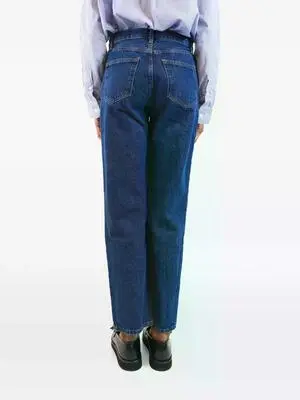 7 For All Mankind Cuffed Wide-leg Jeans