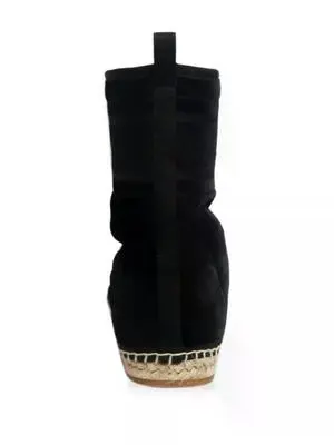 Dior Granville Velvet Ankle Boots - Black